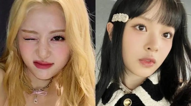 LE SSERAFIM與NewJeans初次見面的場面超興奮！ 許允真擁抱Hanni吸引視線 - SeoulSunday.com